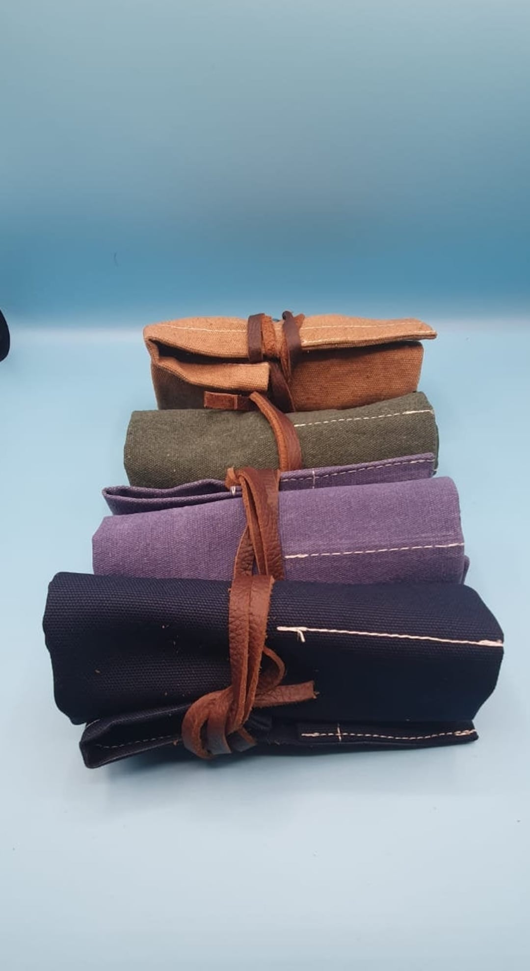 Canvas Travel Watch Roll, Canvas Storage Watch Roll, Watch Holder Gift ...