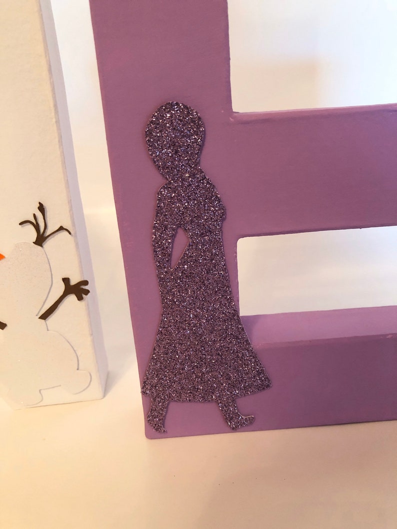 Frozen ONE Letters Anna and Elsa Frozen Party Decorations | Etsy