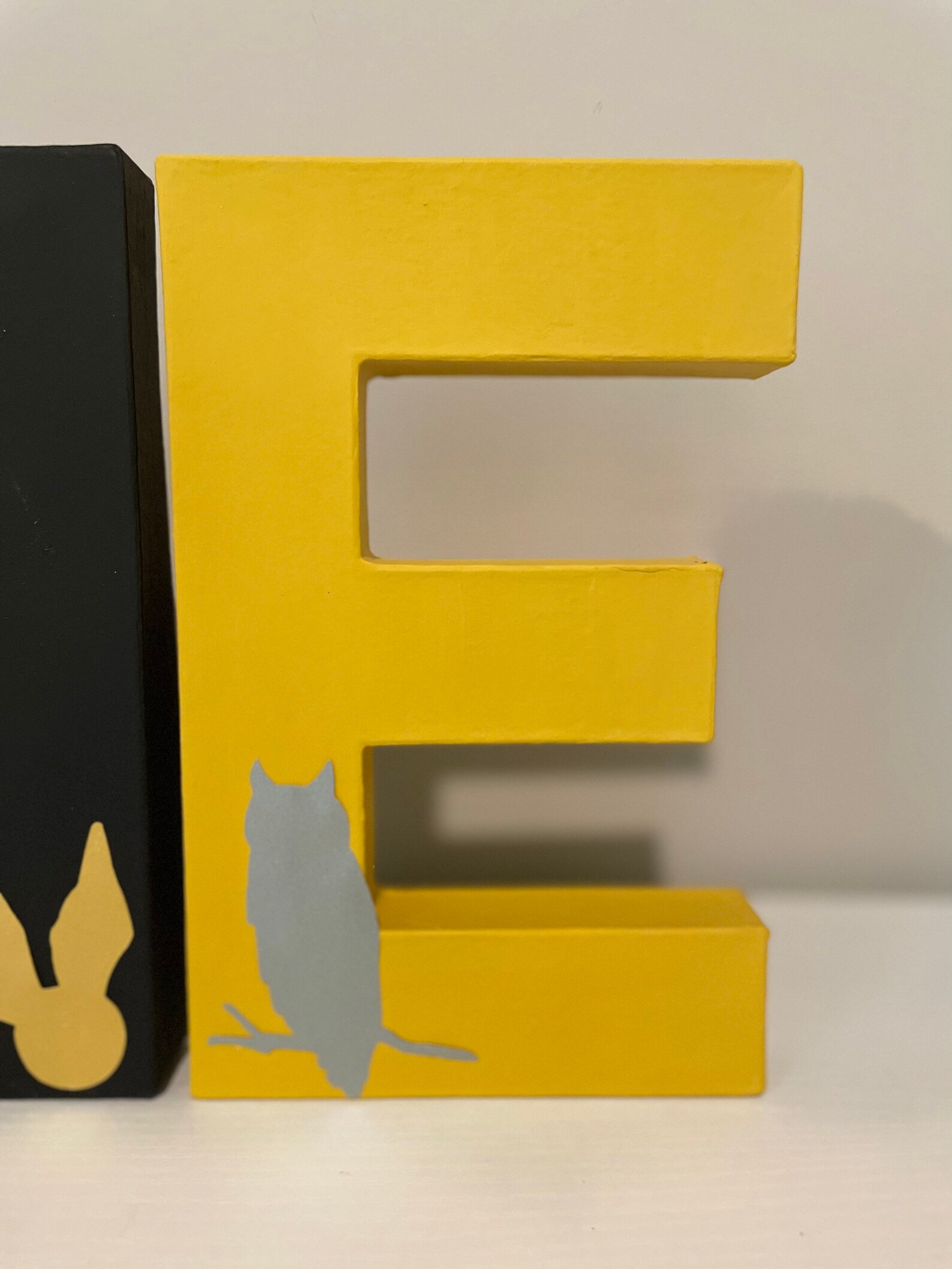 ONE Letters Paper Mache Letters Wizard Birthday Party - Etsy