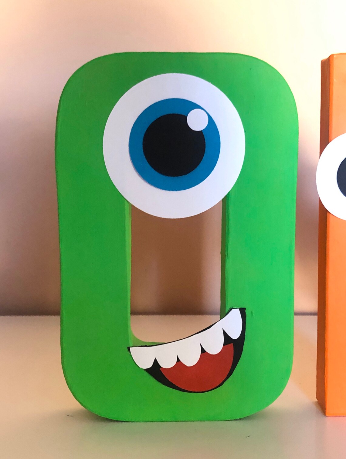 Monster Theme One Letters Monster Theme Monster Birthday | Etsy