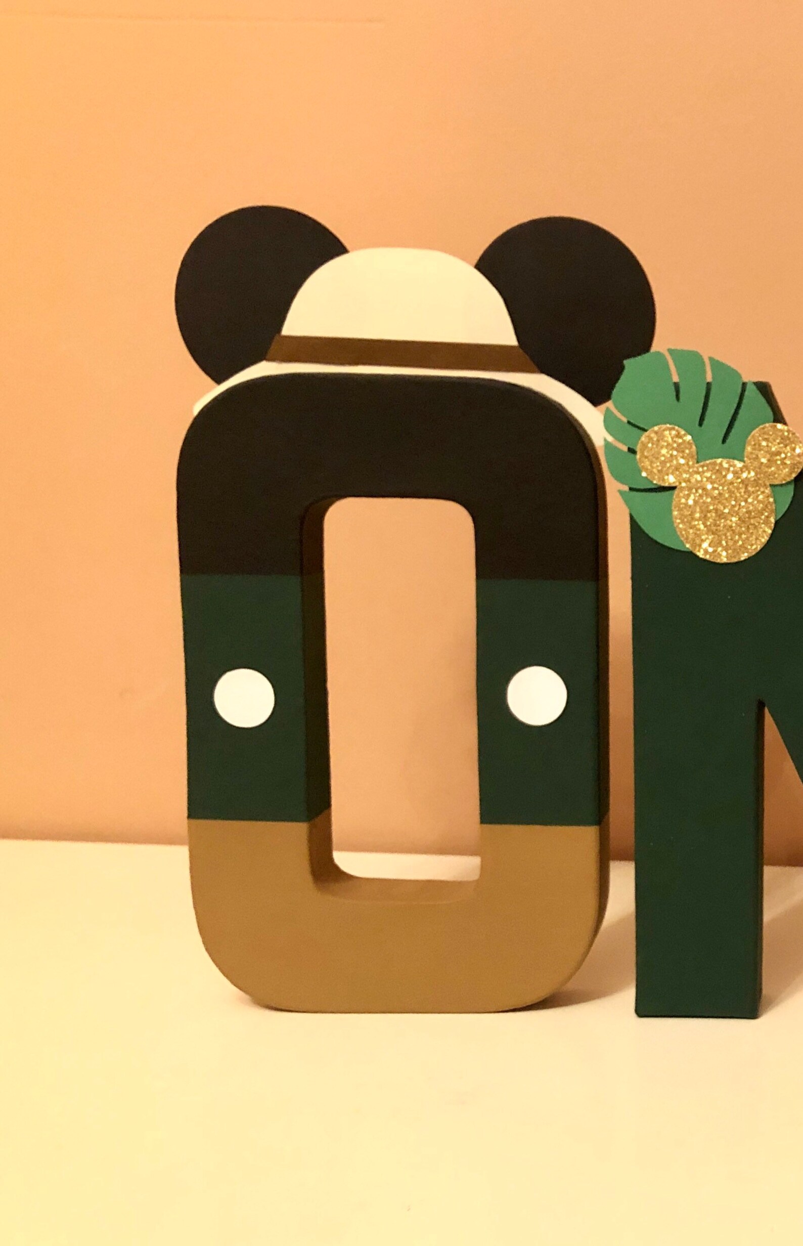 Mickey Mouse ONE Letters Mickey Safari Theme Letters Mickey | Etsy