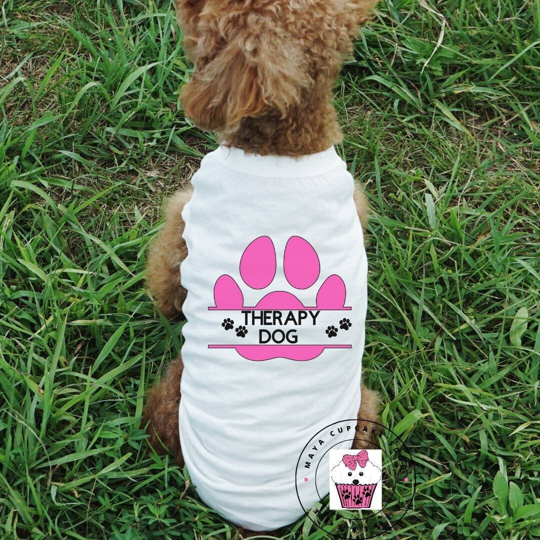 Dog| Dog Shirt| Therapy Dog| Therapy Dog Shirt| Therapy Girl Dog ...