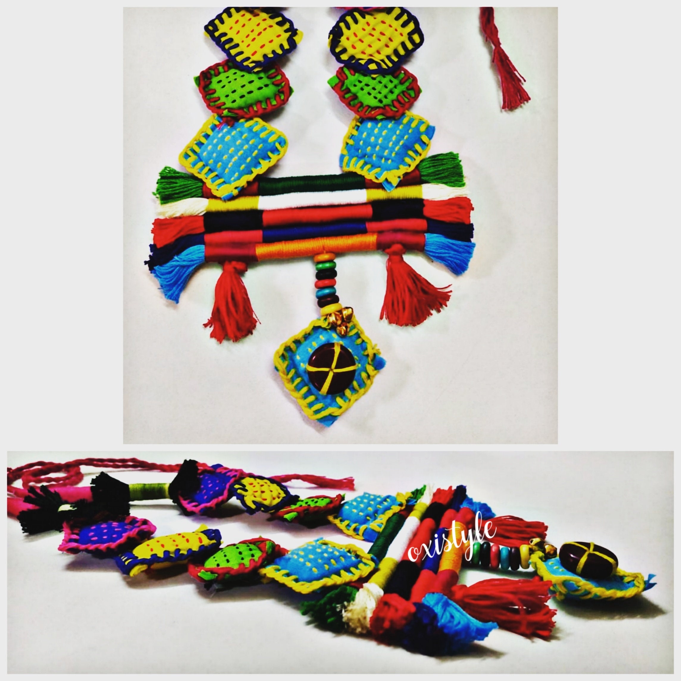 Handmade Fabric Jewellery - Etsy