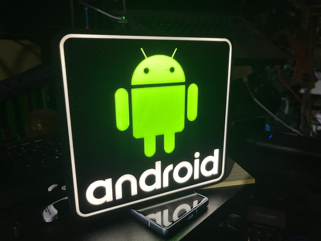 Android LED Light-up Sign - Etsy