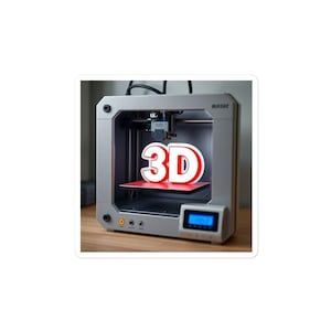 3d Printer Sticker - Etsy