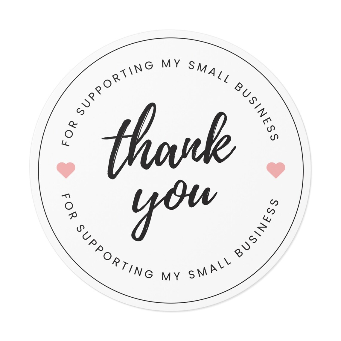 Thank You Stickers. 5 Sizes - Etsy