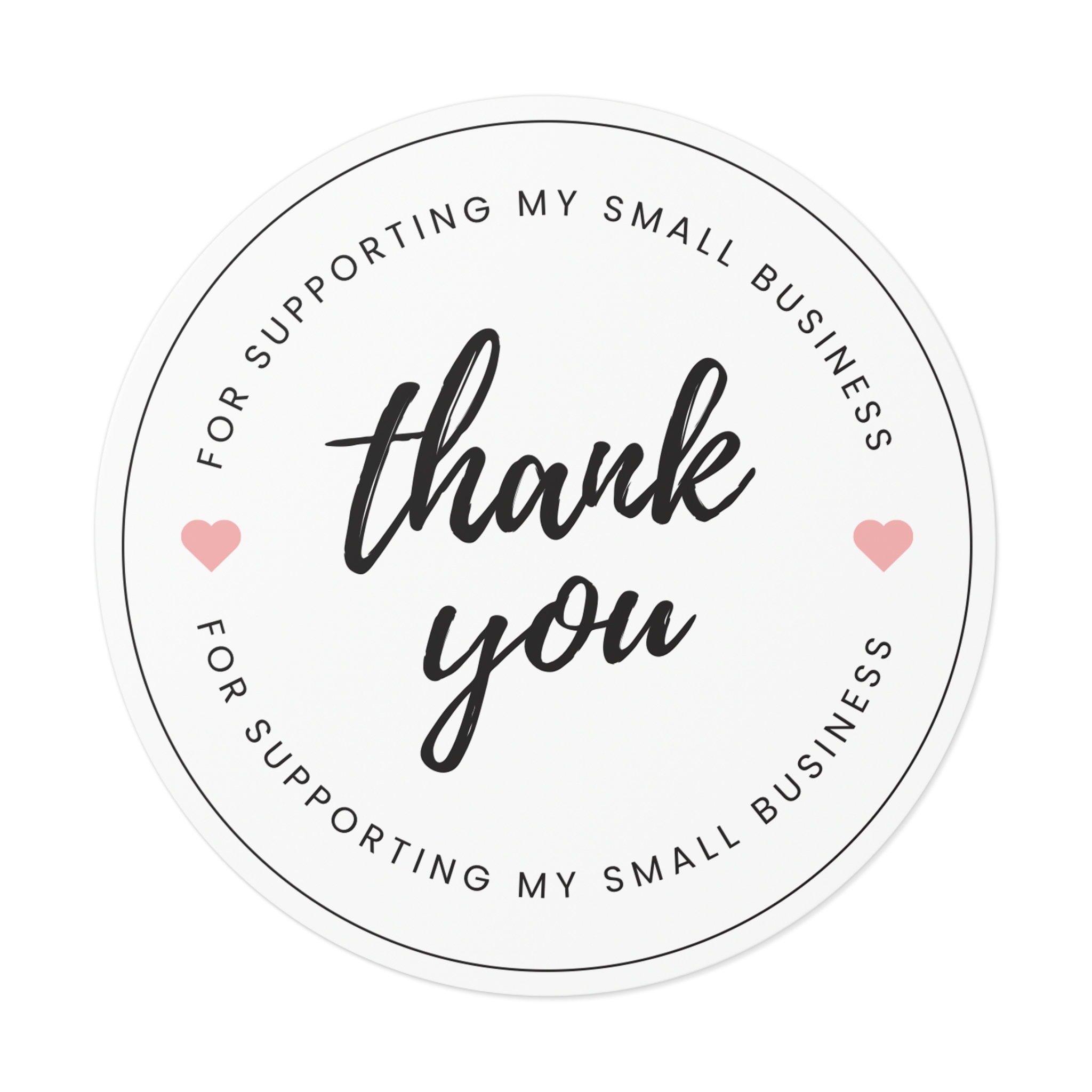 Thank You Stickers. 5 Sizes - Etsy