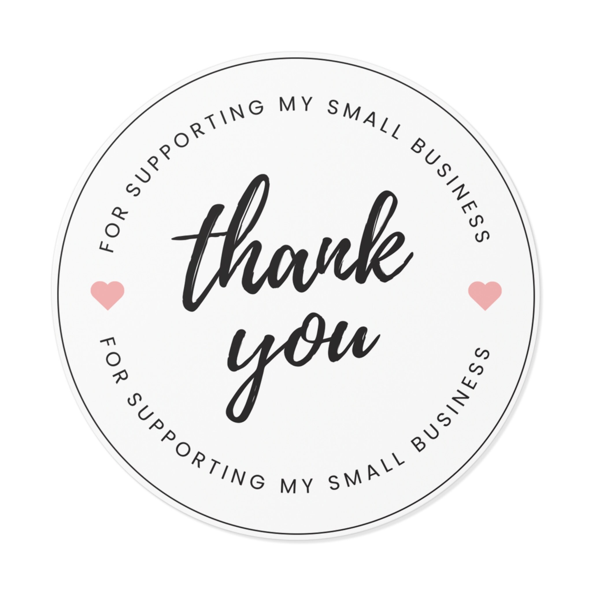 Thank You Stickers. 5 Sizes - Etsy