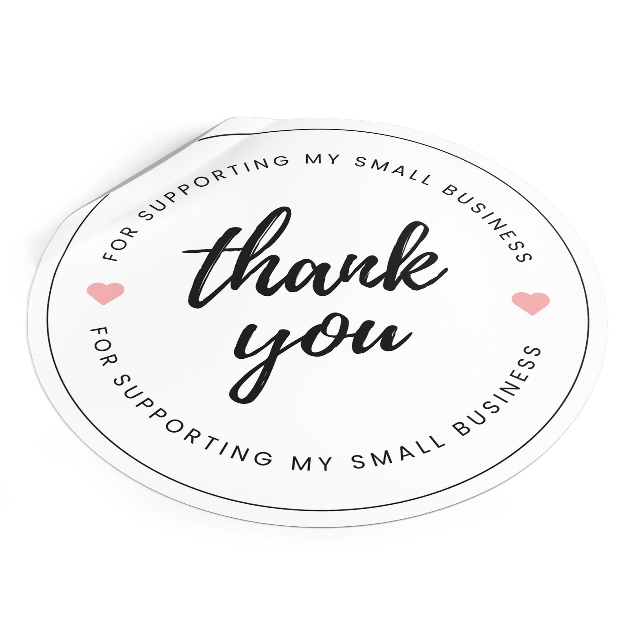Thank You Stickers. 5 Sizes - Etsy