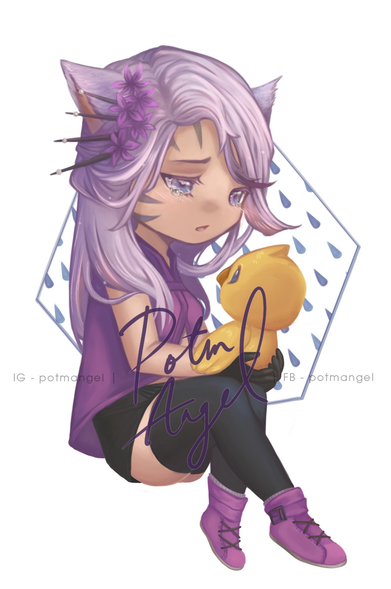 Custom Chibi Art Commission Manga Cartoon Digital Drawing - Etsy