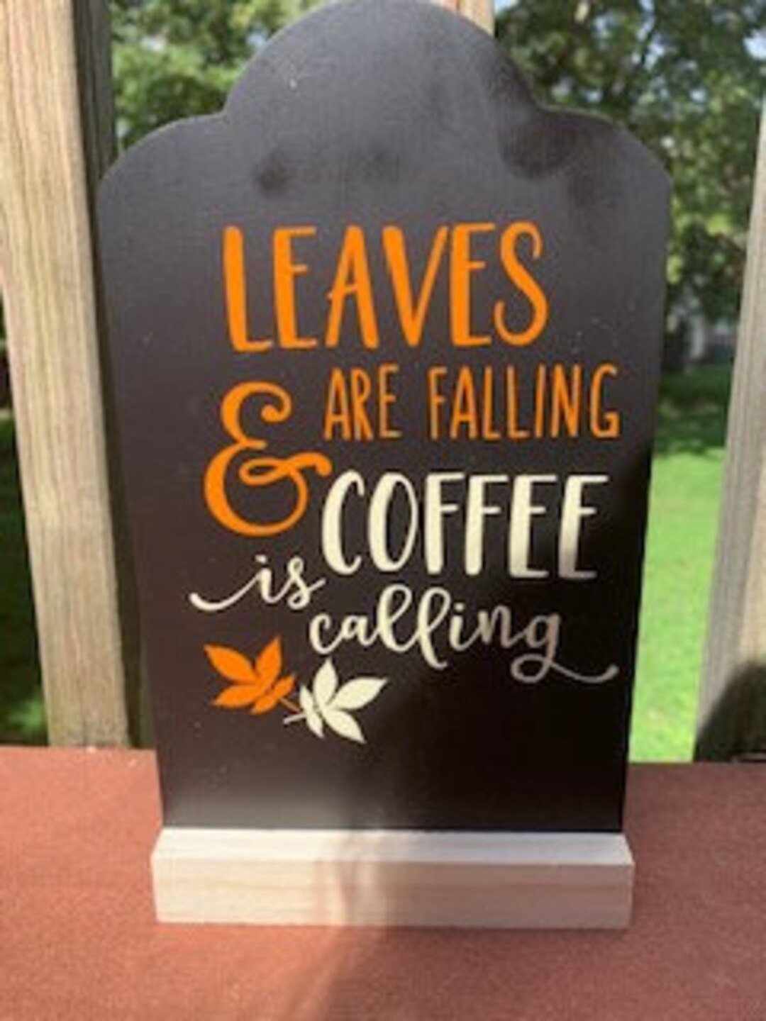 Fall Coffee Chalkboard - Etsy