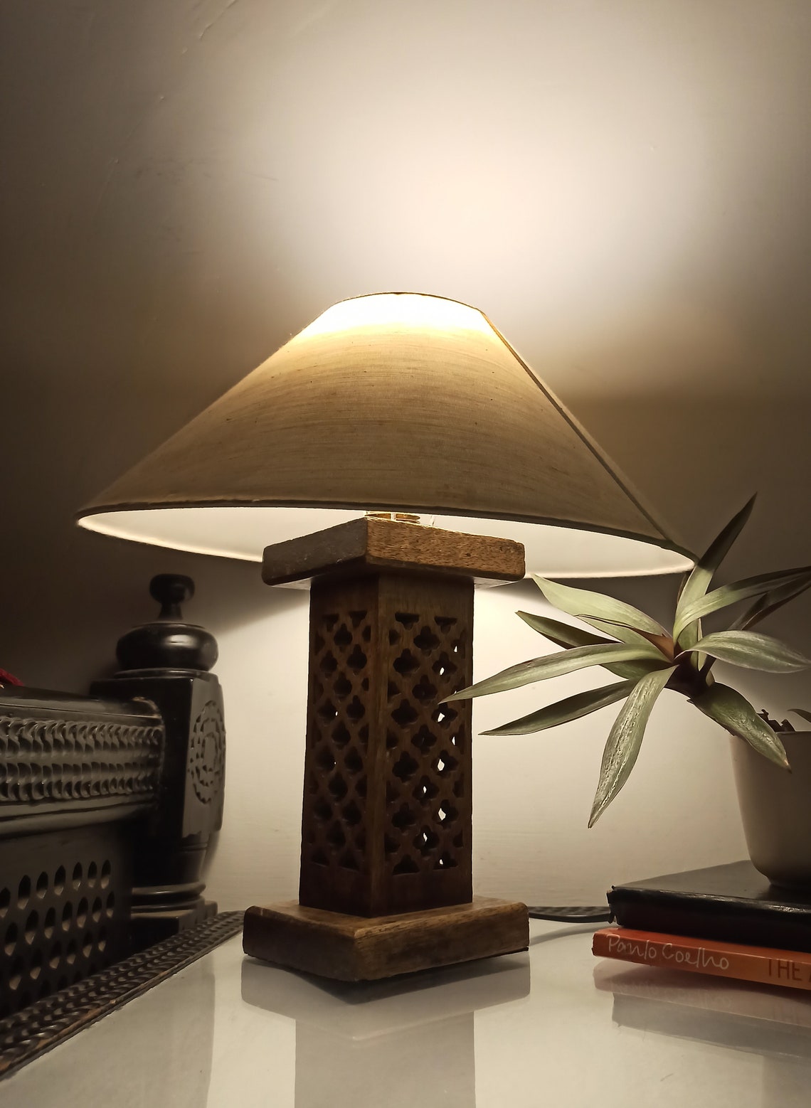 Vintage Table Lamp Mid Century Style | Mini Bedside Table Lamp Base ...