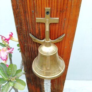 Brass Indian Temple Door Bell: Handcrafted Vastu Entryway Decor - Etsy