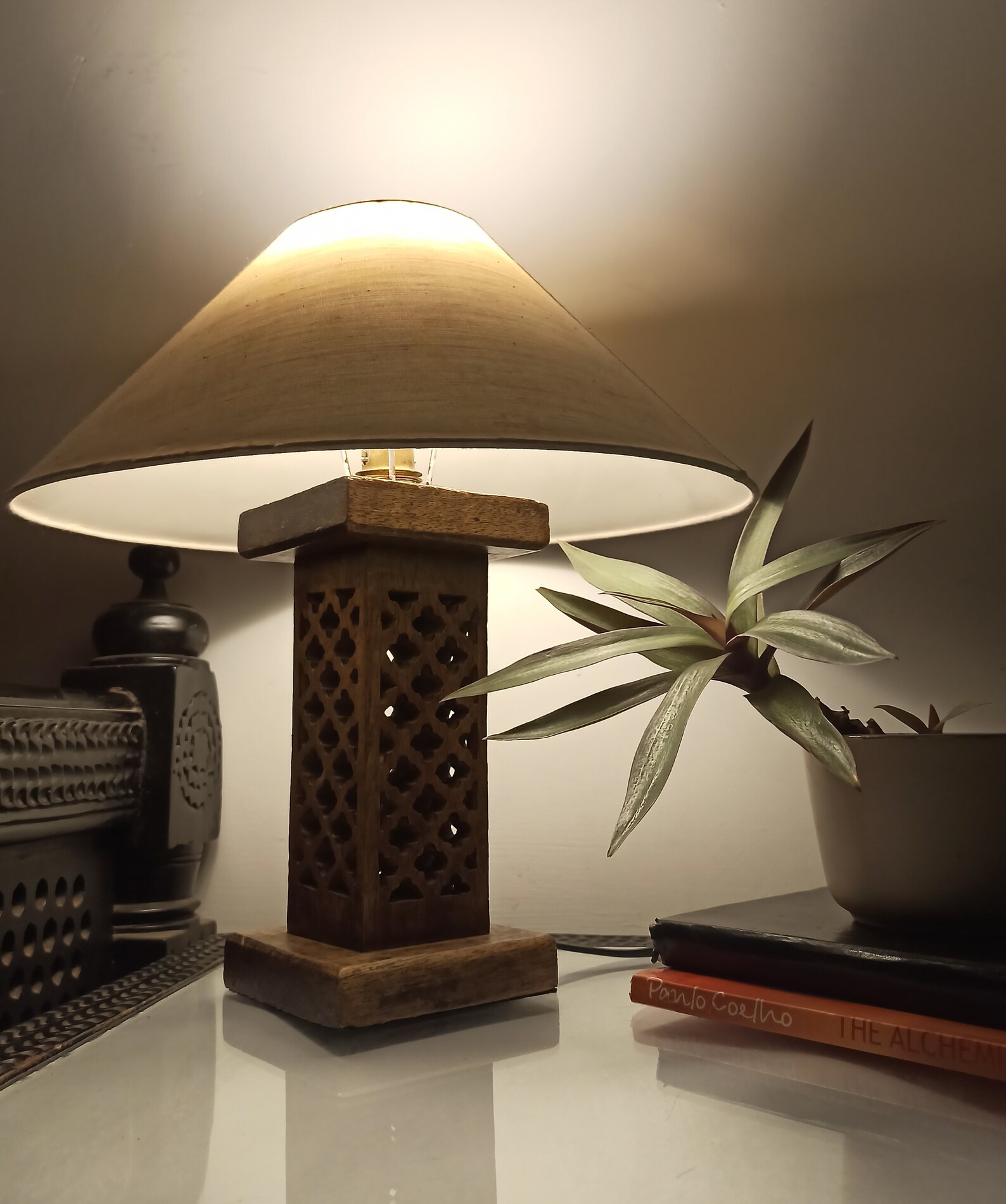 Vintage Table Lamp Mid Century Style | Mini Bedside Table Lamp Base ...