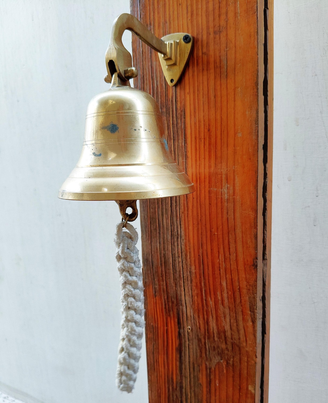 Brass Indian Temple Door Bell: Handcrafted Vastu Entryway Decor - Etsy