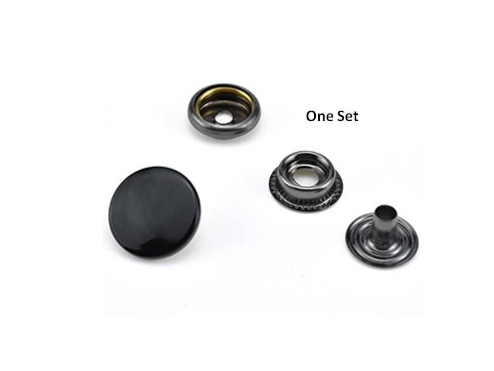 15 Sets Heavy Duty Rivet Poppers Snap Fasteners Press Stud Clothing ...