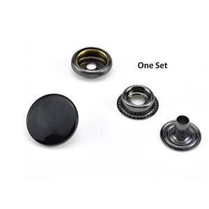 15 Sets Heavy Duty Rivet Poppers Snap Fasteners Press Stud Clothing ...