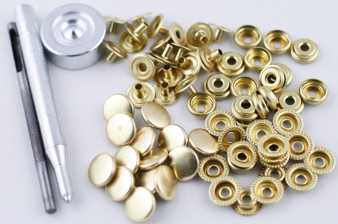 15 Sets Heavy Duty With Tool Rivet Poppers Snap Fasteners - Etsy
