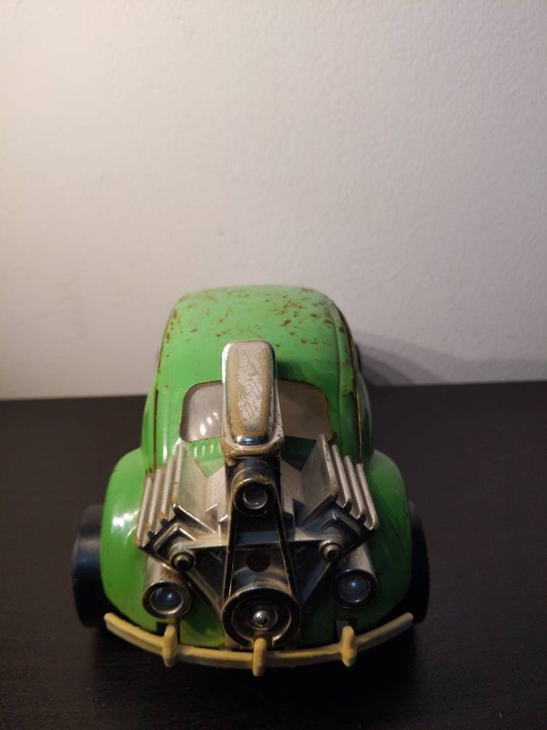 TONKA Green Volkswagen VW Super Beetle Bug 52680 1972 Pressed Steel Car ...