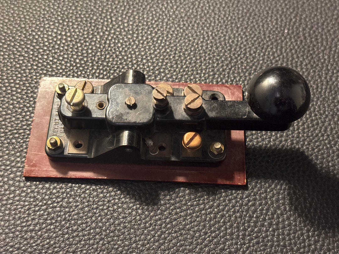 British WWII Era Key WT 8 Amp No. 2 Mk III Telegram Communication Morse ...