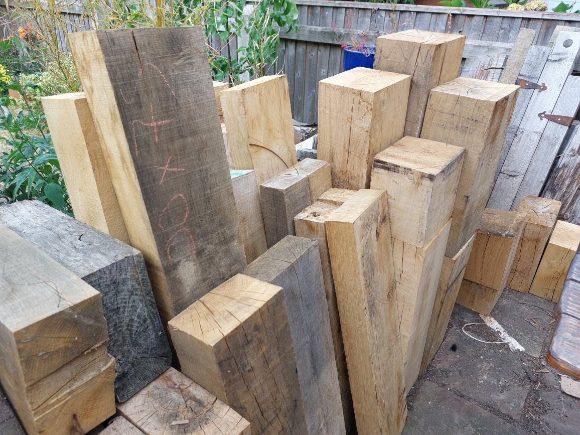 Large Oak Blocks Various Sizes - Etsy UK