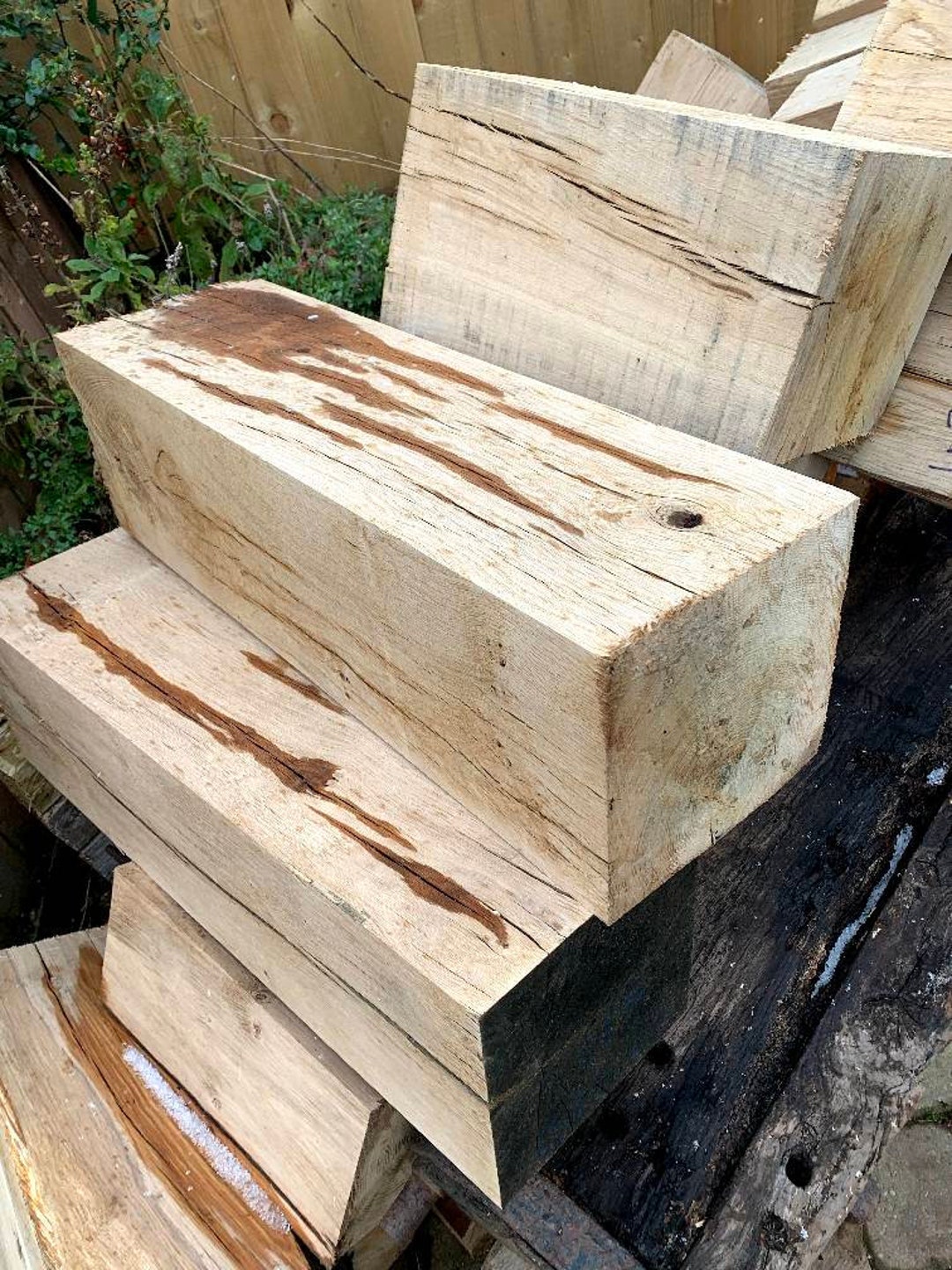Large Oak Blocks - Various Sizes - Etsy UK
