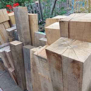 Large Oak Blocks - Various Sizes - Etsy UK