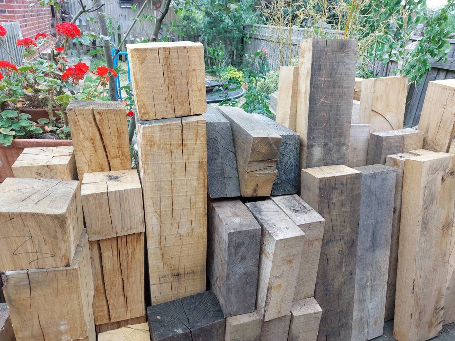 Large Oak Blocks Various Sizes - Etsy UK