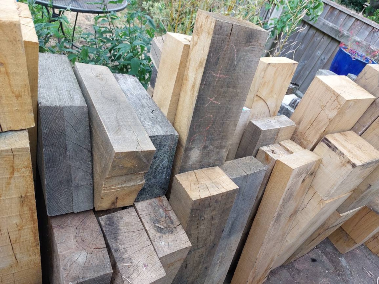 Large Oak Blocks Various Sizes - Etsy UK