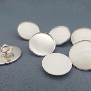 Embroidery Blank Retro Copper Lapel Pin Base, DIY Pinch Badge Brooch ...