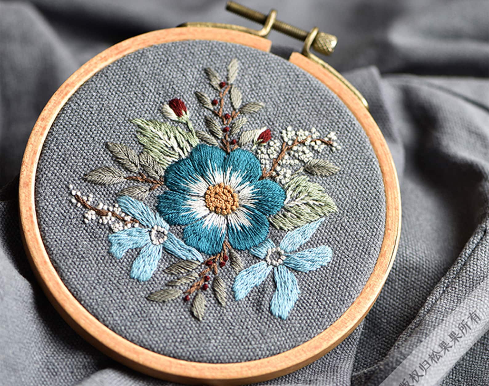 Decorate Your Clothes With Embroidery, Diy Flower Embroidery Kit ...