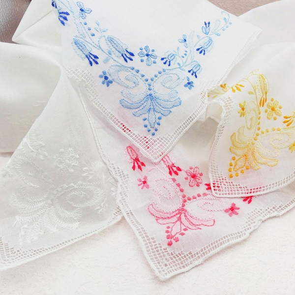 Flower Handkerchief - Etsy