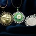 Blank Pendant Frame for Needlepoint/ribbon Embroidery Crafting, Double ...