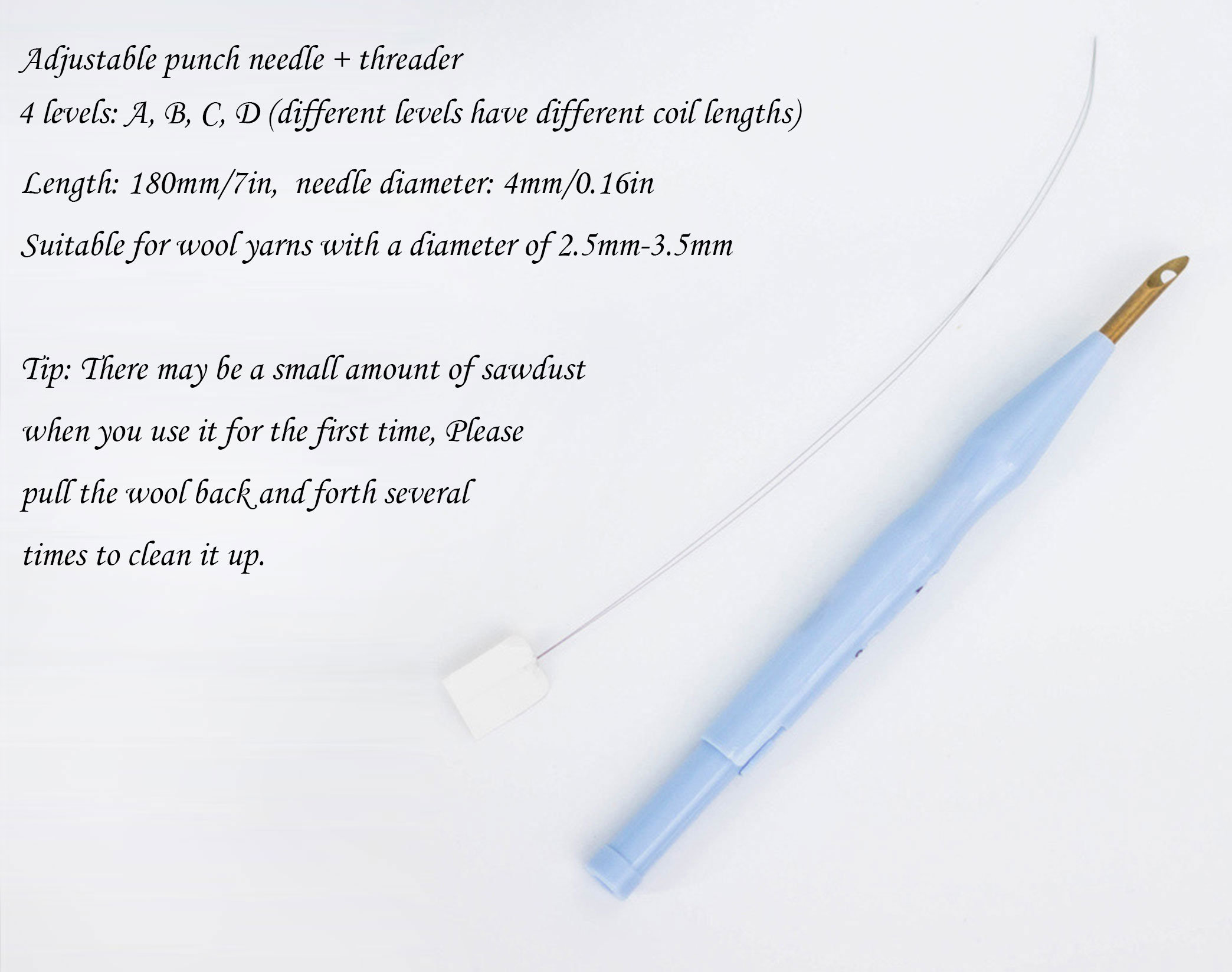 Punch Needle Set Adjustable Punch Needle Rug Hooking Tool - Etsy