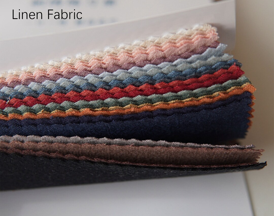32/22 Color Embroidery Background Cloth Brochure, Cotton Linen Blend ...