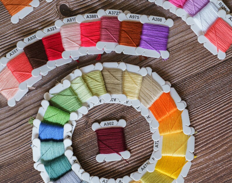 Embroidery Floss Set 24/48/72/120colors Cross Stitch | Etsy