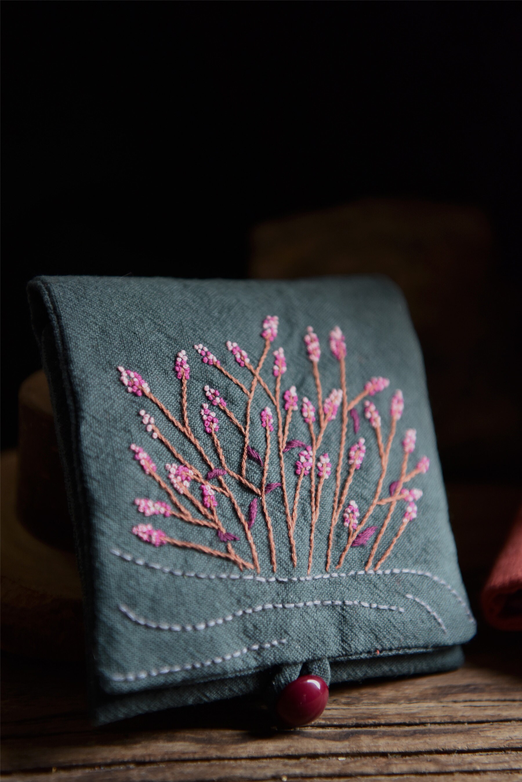 DIY Hand Embroidery Floral Bag Kitcotton and Linen Fabric - Etsy