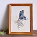 Realistic Hand Embroidery Butterfly Kit, Lifelike Insect Embroidery Kit ...