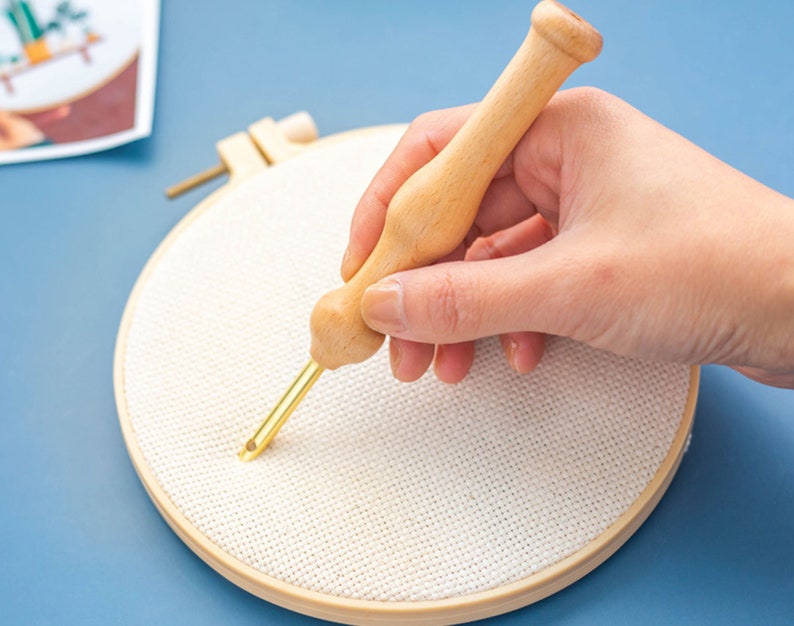 Punch Needle Set Adjustable Punch Needle Rug Hooking Tool - Etsy