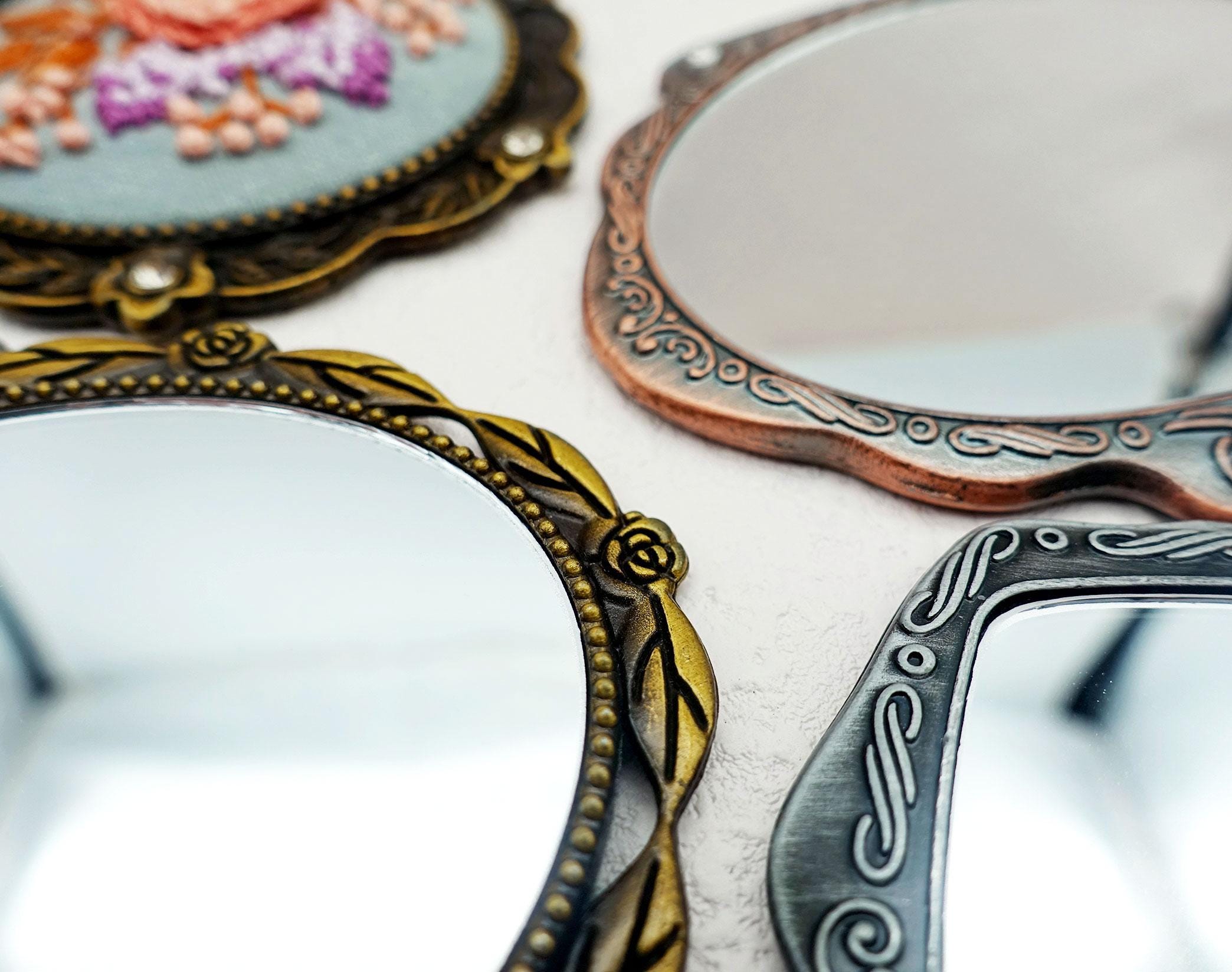 Blank Mirror Base for Embroidery Fabric Painting and Other Handicraft ...