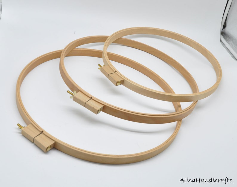 Large Size Wood Embroidery Hoop, Thicken Stitching Hoop, French ...