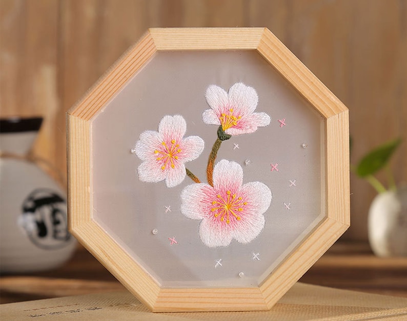 Transparent Embroidery Kit for Intermediate Pre Print - Etsy