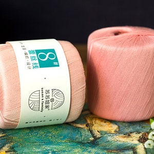 80 Colors Lace Thread, Mercerised Crochet Thread, Cotton Yarn Ball for ...