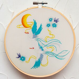 Beginner Chinese Style Hand Embroidery Kit Flower and Birds | Etsy