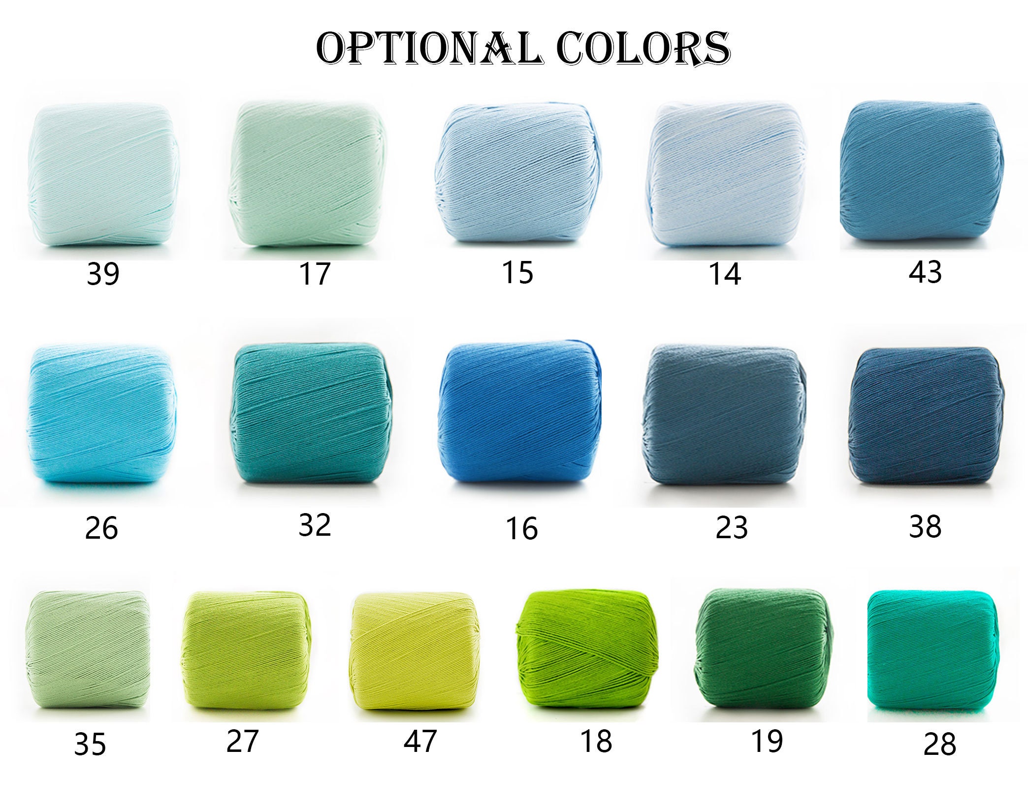 Crochet Lace Thread-size 3, Summer Pure Colors Cotton Pearl Thread ...