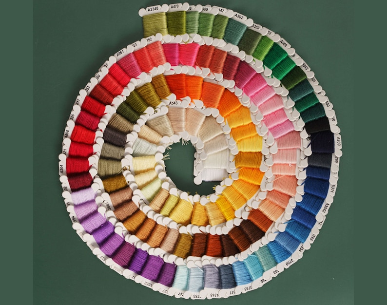 Embroidery Floss Set 24/48/72/120colors Cross Stitch | Etsy