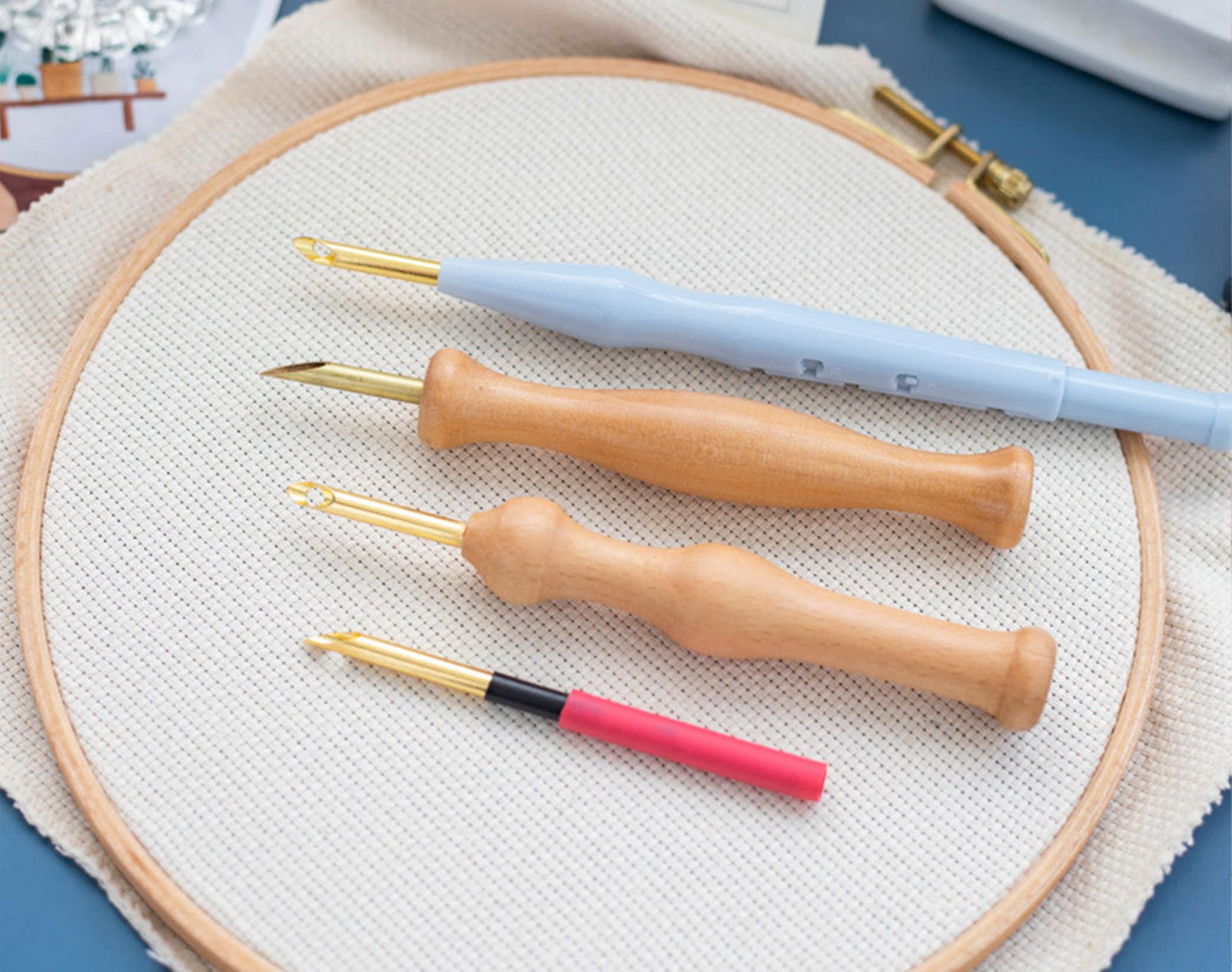 Punch Needle Set Adjustable Punch Needle Rug Hooking Tool - Etsy