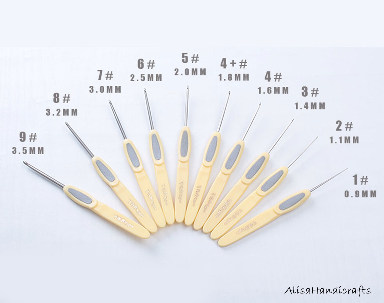 Crochet Hooks With Handle Crochet Hooks Set Sizes 0.9mm to - Etsy