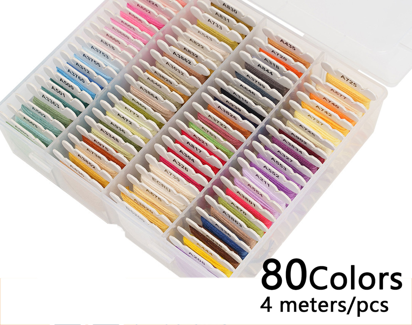 Embroidery Floss Set 24/48/72/120colors Cross Stitch | Etsy