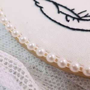 Custom Wedding Embroidery Kit, Engagement Wedding Ring Holder ...